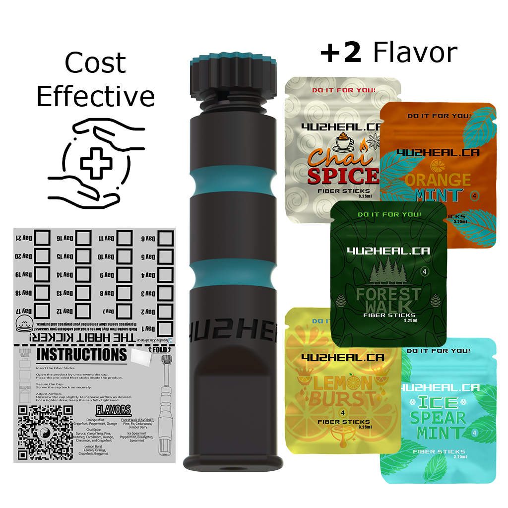 Joy2Life Lite Kit | Compact Oil Inhaler | 4U2Heal